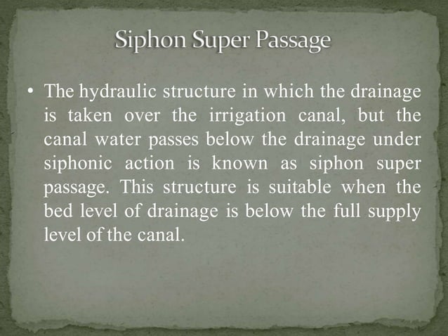 unit 4 vsem cross drainage works & srturcture water resource ...