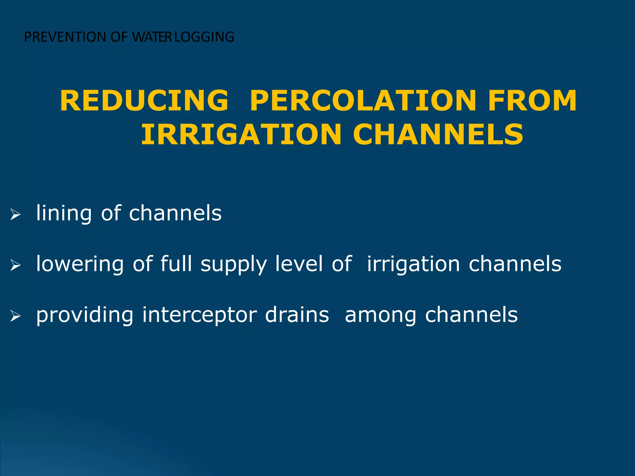 Waterlogging Types & Causes of Waterlogging Effects & its control ...