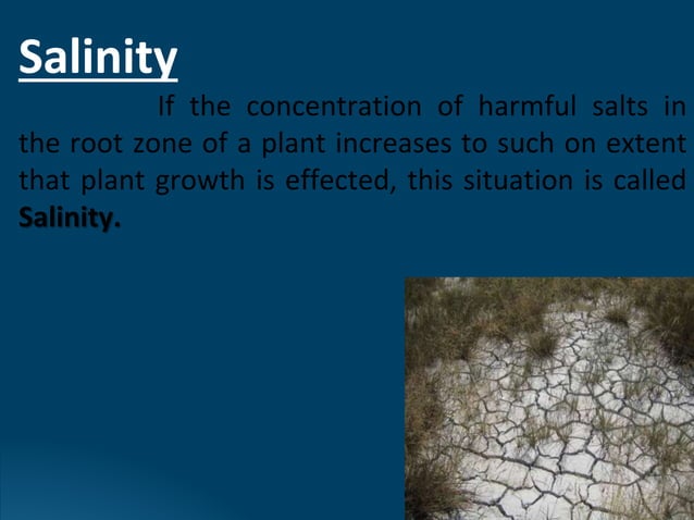 Waterlogging Types & Causes of Waterlogging Effects & its control Salinity Effects with figure ...
