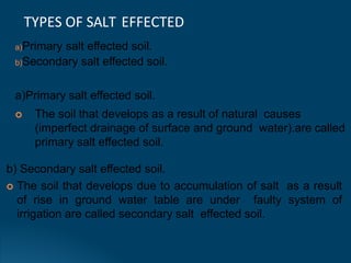 Waterlogging Types & Causes of Waterlogging Effects & its control ...