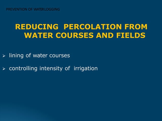 Waterlogging Types & Causes of Waterlogging Effects & its control ...