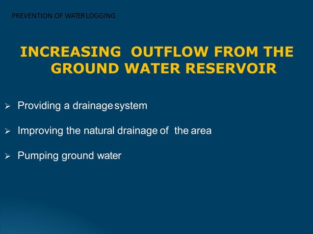 Waterlogging Types & Causes of Waterlogging Effects & its control ...