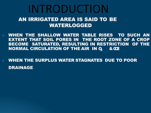 Waterlogging Types & Causes of Waterlogging Effects & its control ...