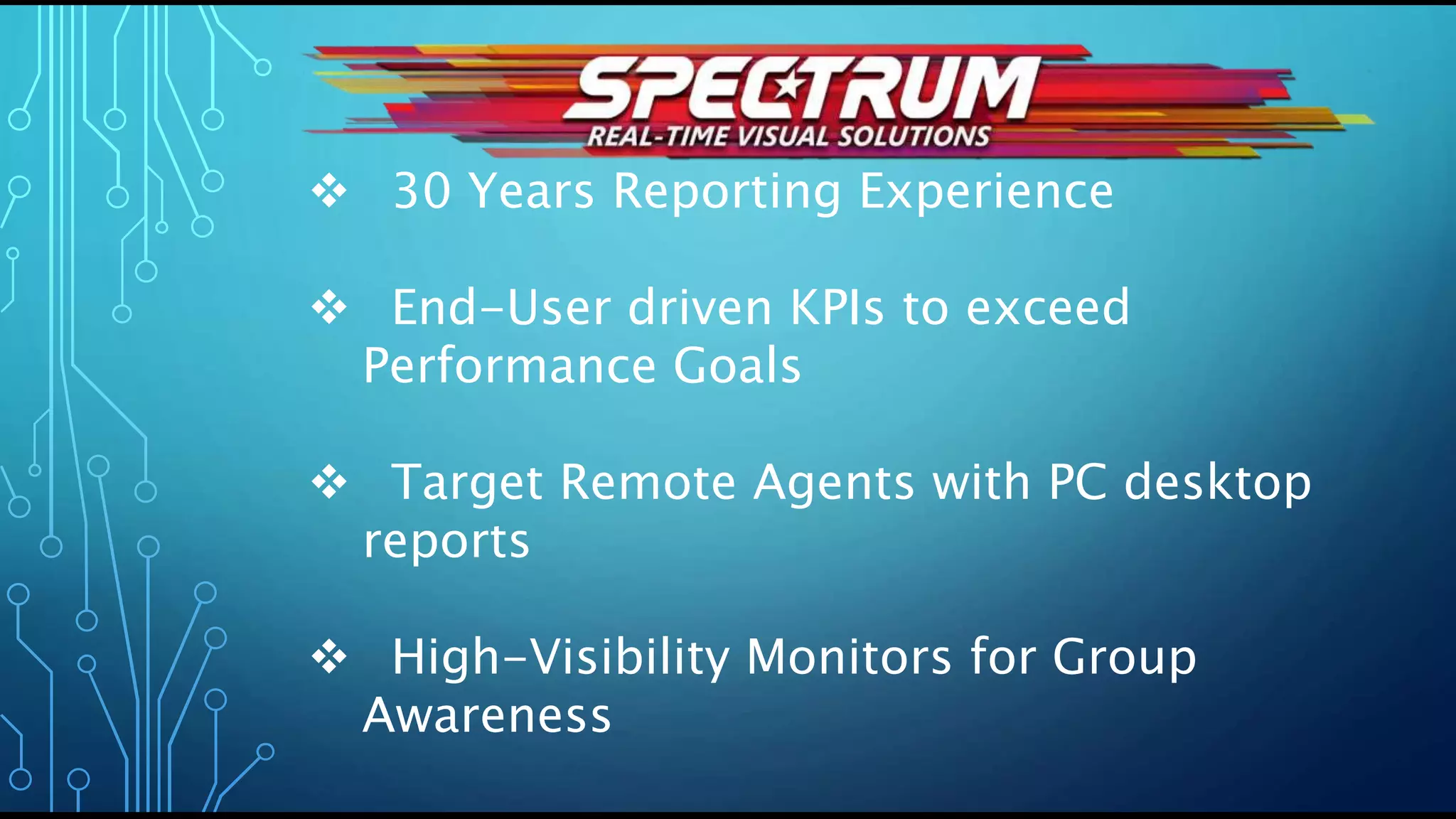 Spectrum Contact Center Reporting | PPT