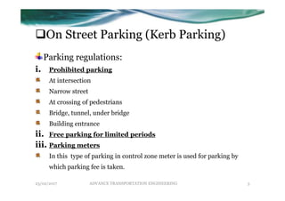 On street and off street parking | PDF