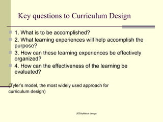 On syllabus design tefl32011 | PPT