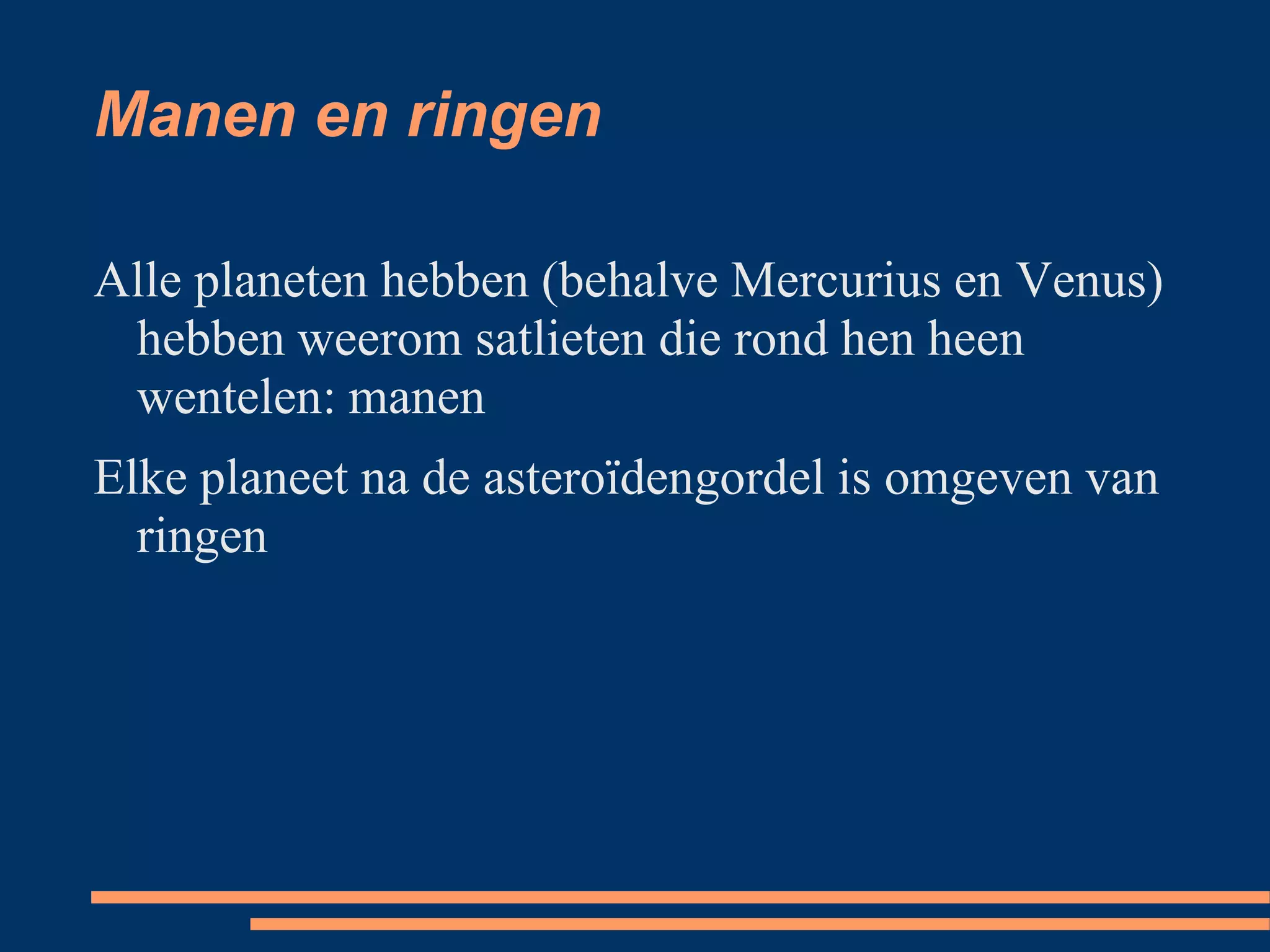 Ons zonnestelsel | PPTX