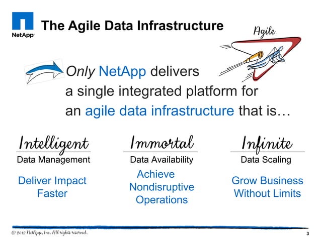 NetApp-ClusteredONTAP-Fall2012 | PPT | Cloud Computing | Internet