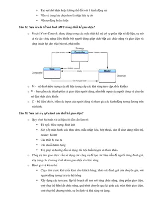 Thiết Kế Giao Diện Người dùng | PDF