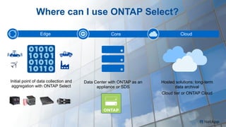 NetApp ONTAP Select for Service Providers | PPTX | Cloud Computing | Internet