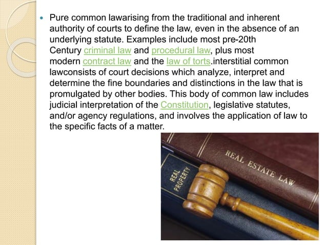 The history of Common Law | PPTX | Law
