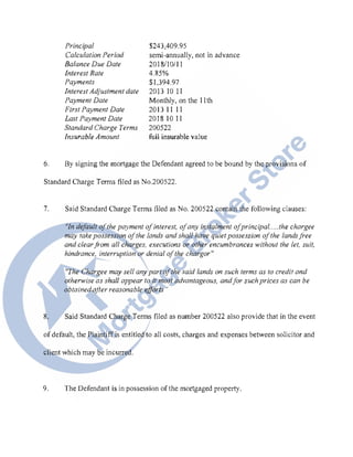 Ontario statement-of-claim example-2 | PDF