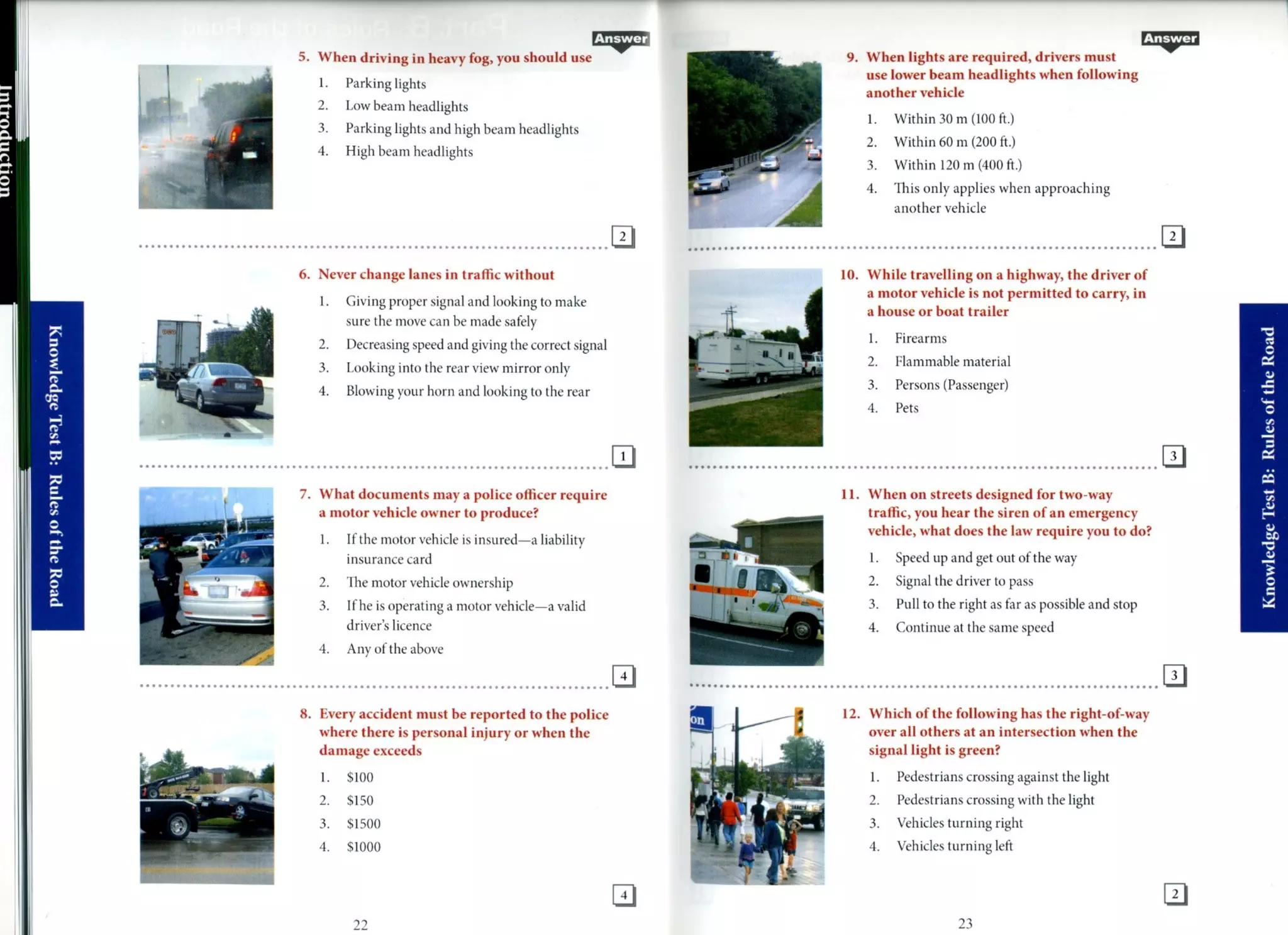 Ontario driver _s_handbook_study_guide_-_knowledge_and_road_test | PDF