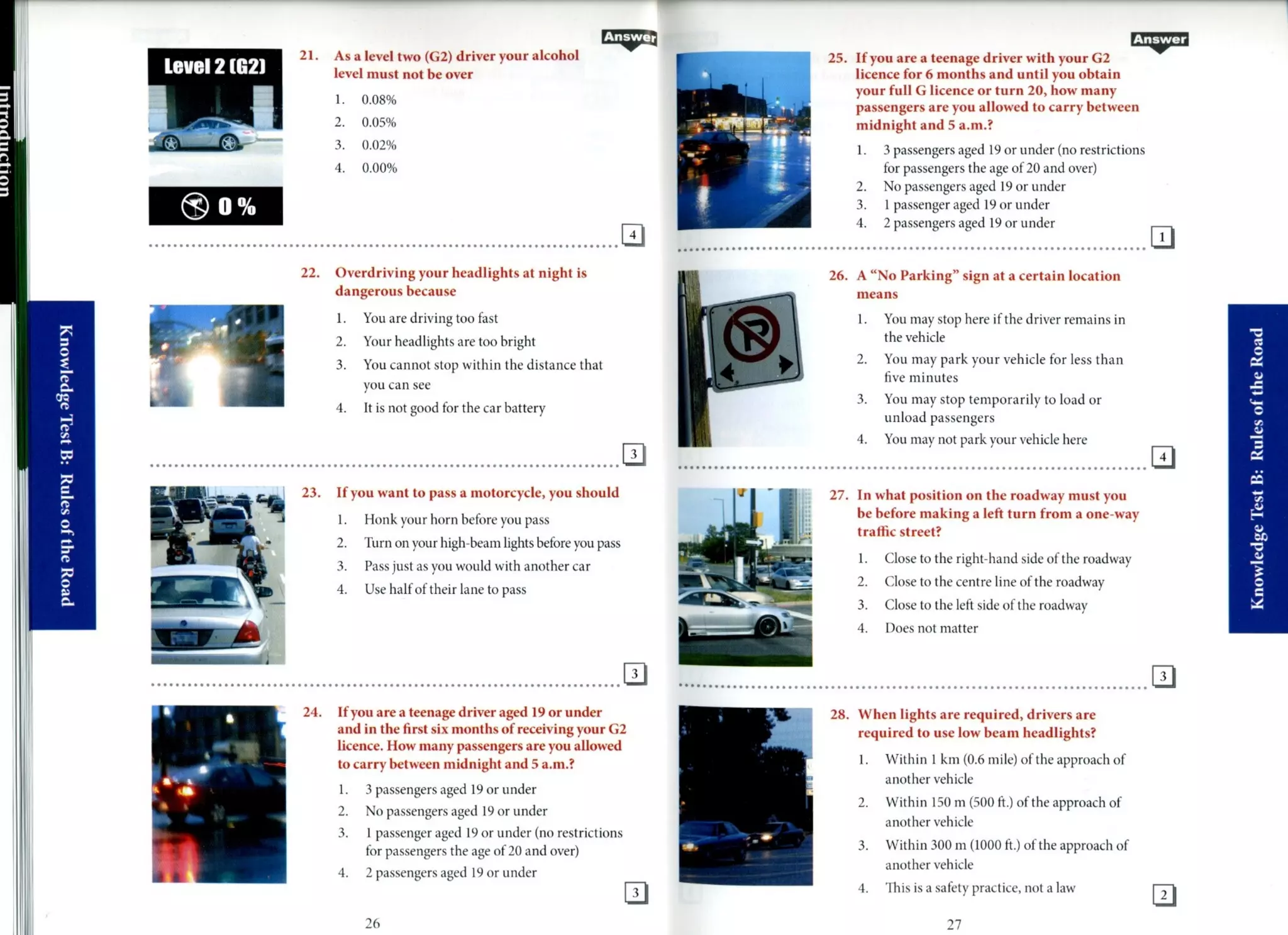 Ontario driver _s_handbook_study_guide_-_knowledge_and_road_test | PDF