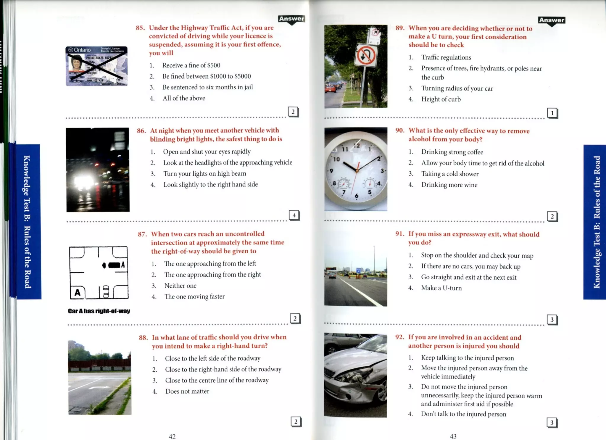 Ontario driver _s_handbook_study_guide_-_knowledge_and_road_test | PDF