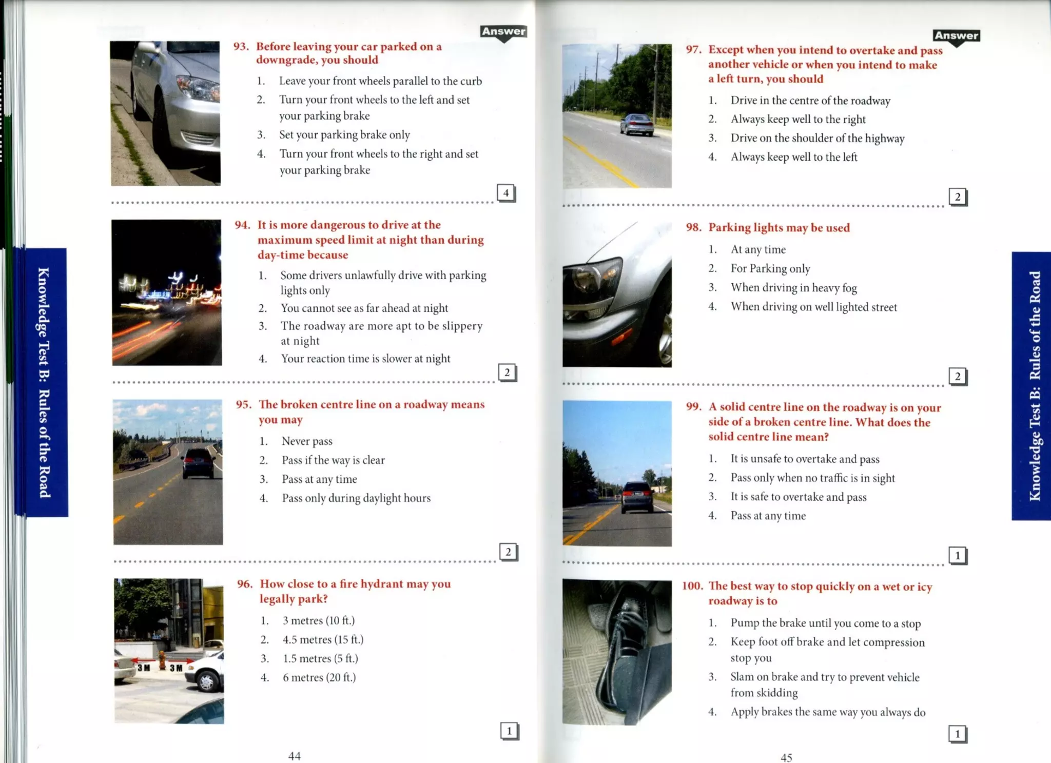 Ontario driver _s_handbook_study_guide_-_knowledge_and_road_test | PDF