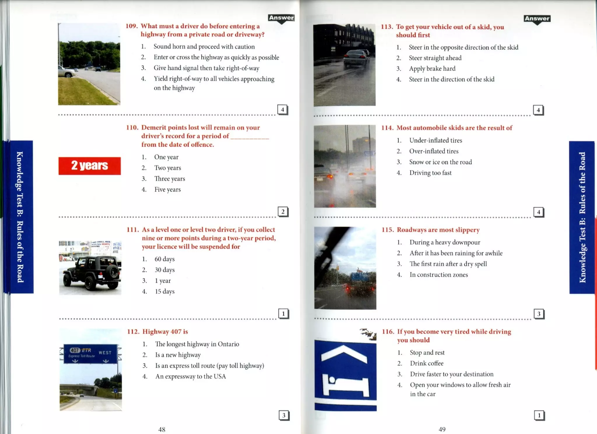 Ontario driver _s_handbook_study_guide_-_knowledge_and_road_test | PDF
