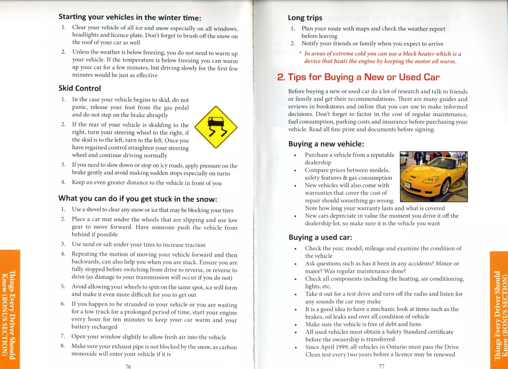 Ontario driver _s_handbook_study_guide_-_knowledge_and_road_test | PDF