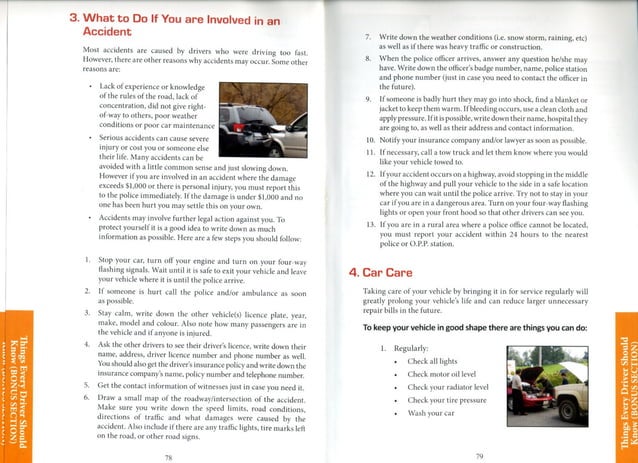 Ontario driver _s_handbook_study_guide_-_knowledge_and_road_test | PDF