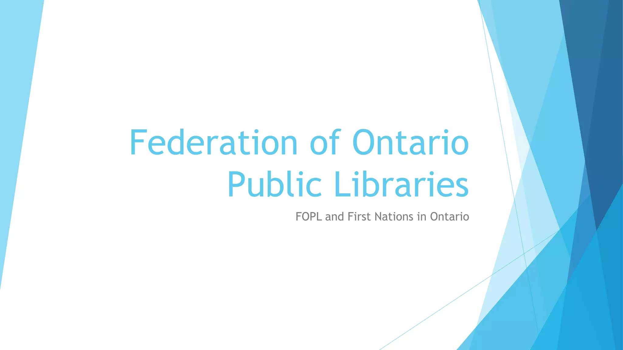 Ontario first nations sault ppt | PPT