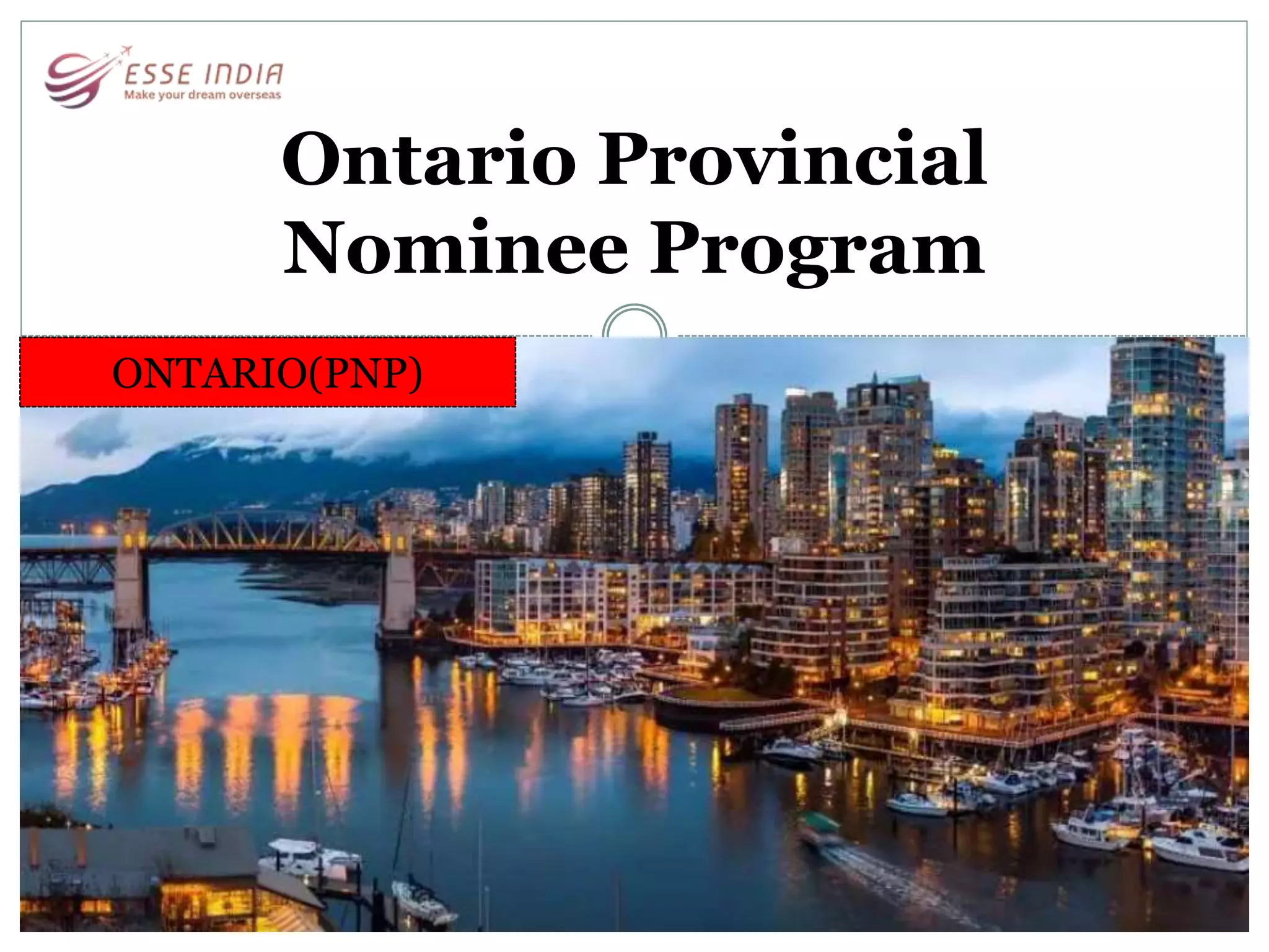 Ontario Provincial Nominee Program.pptx
