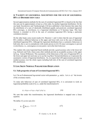 On the approximation of the sum of lognormals by a log skew normal distribution | PDF