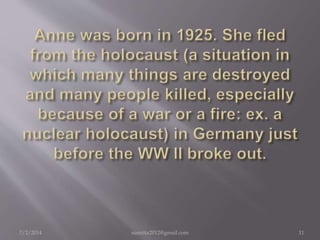 On the beach by Anne Ranasinghe | PPTX