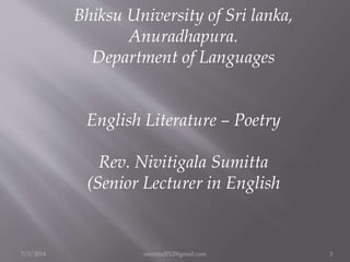 On the beach by Anne Ranasinghe | PPTX