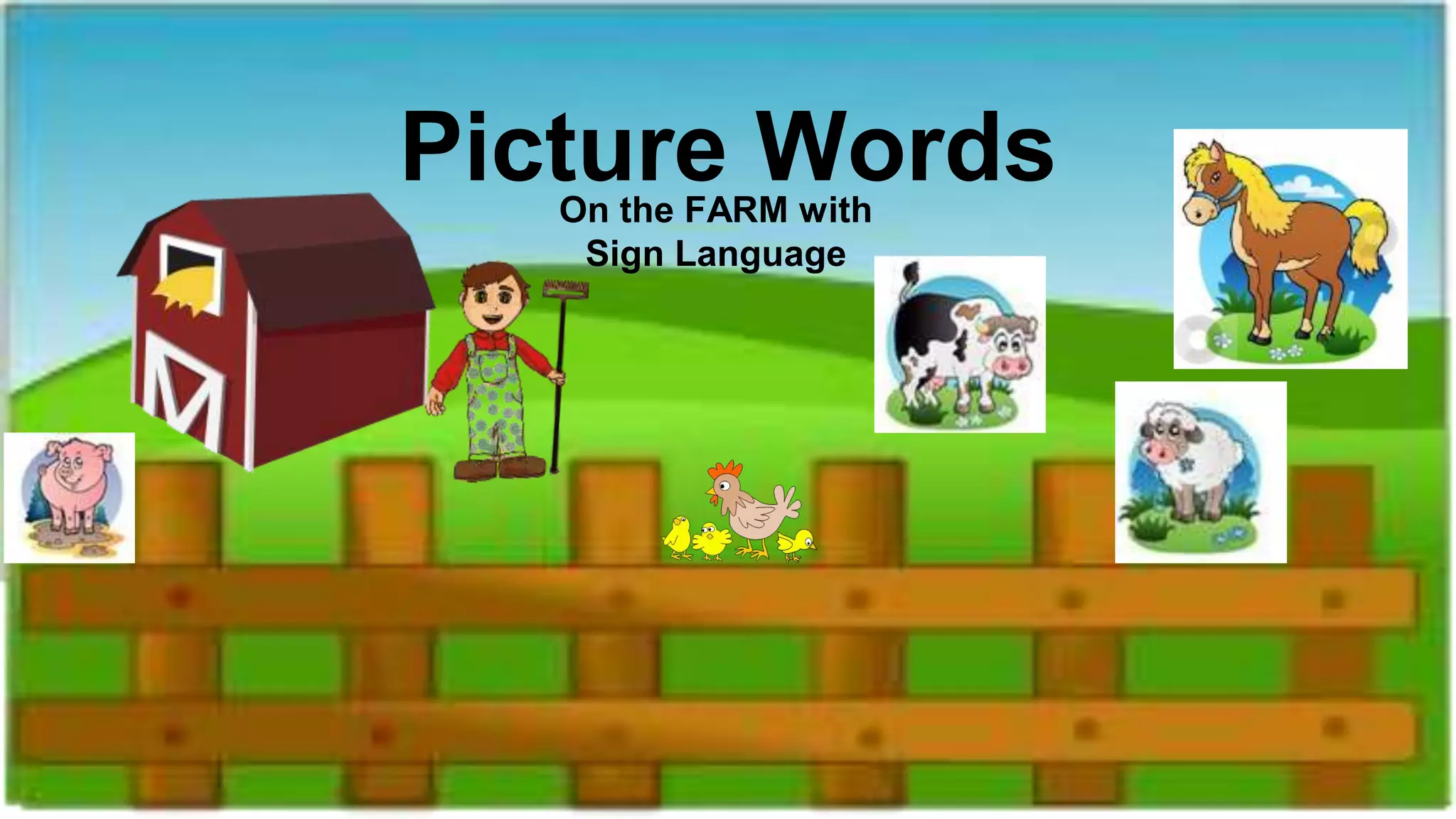 ASL On the farm | PPTX