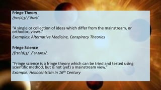 On the fringes daniel lewis | PPT