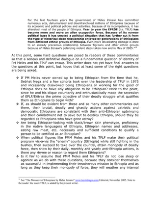 On the identity_of_pm_meles_zenawi_Eritrea Ethiopian by_negussay_ayele ...