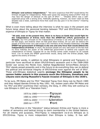 On the identity_of_pm_meles_zenawi_Eritrea Ethiopian by_negussay_ayele_june07 | PDF