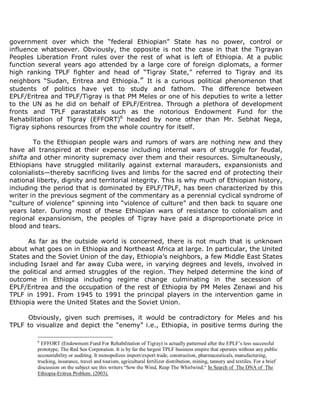 On the identity_of_pm_meles_zenawi_Eritrea Ethiopian by_negussay_ayele_june07 | PDF