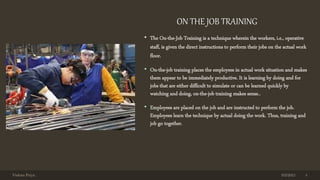 On the job training | PPTX