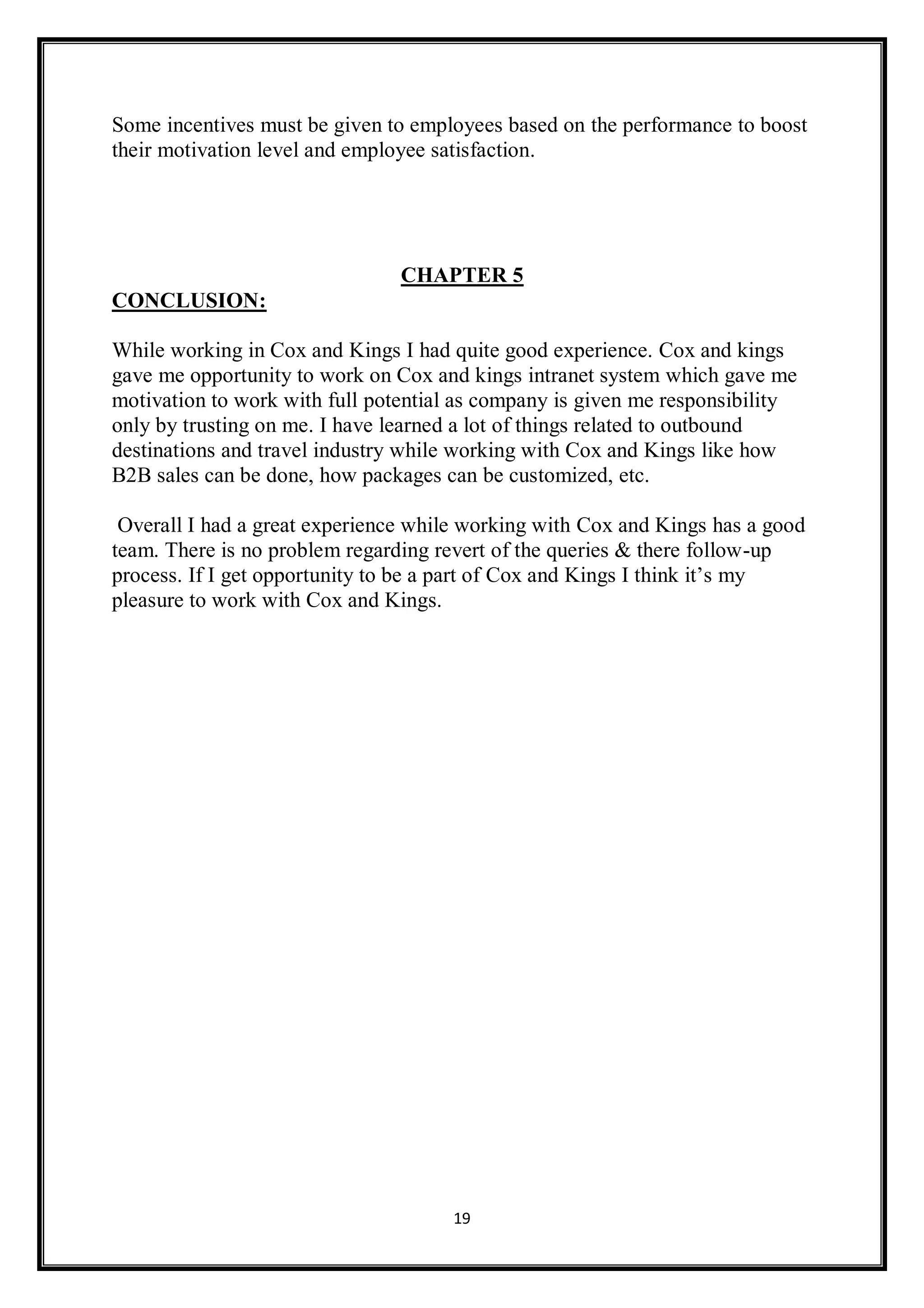 On the job training report | PDF