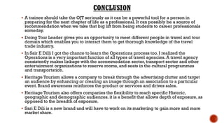 On the job training report ppt | PDF