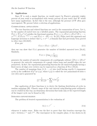 On the lambert w function | PDF