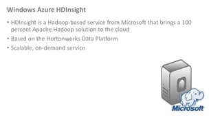 On the move with Big Data (Hadoop, Pig, Sqoop, SSIS...) | PPT