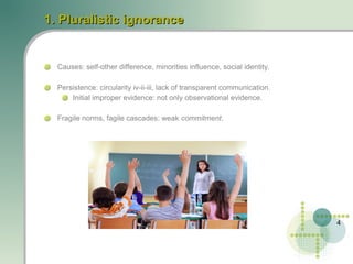 On the Nature of Belief in Pluralistic Ignorance | PPT
