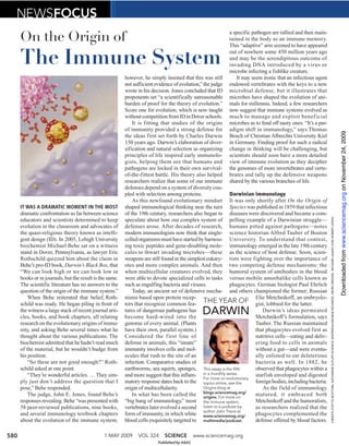 On The Origin Of Immune System | PDF