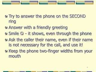 ON THE PHONE..........................ppt