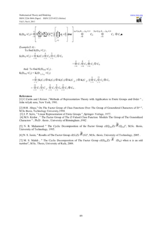 On the rational valued character of the group dn×c3 when n is an odd number | PDF