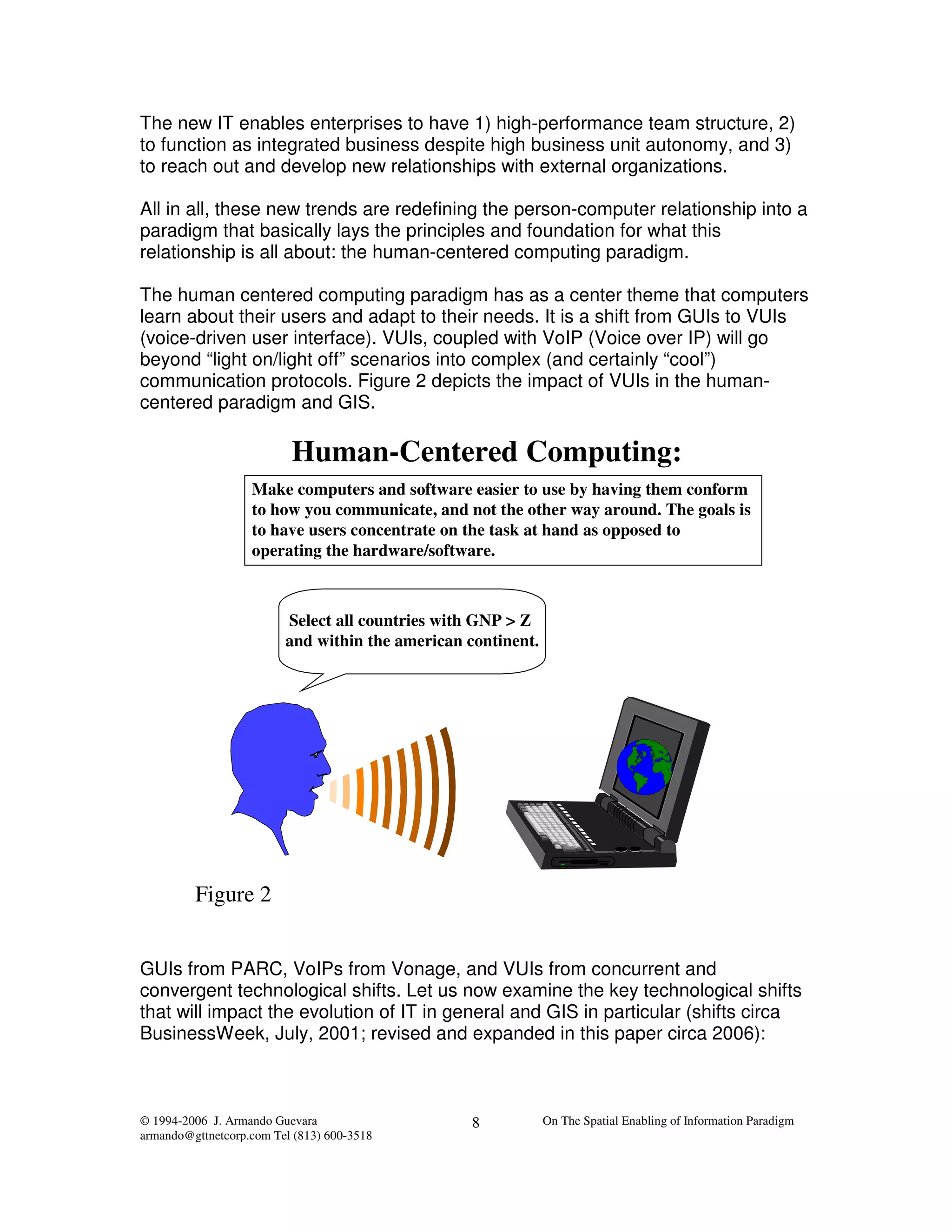 On the spatial enabling of information paradigm rev 06 | PDF