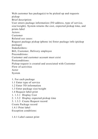 On the Spot Courier ServicesRunning Case Study.docx