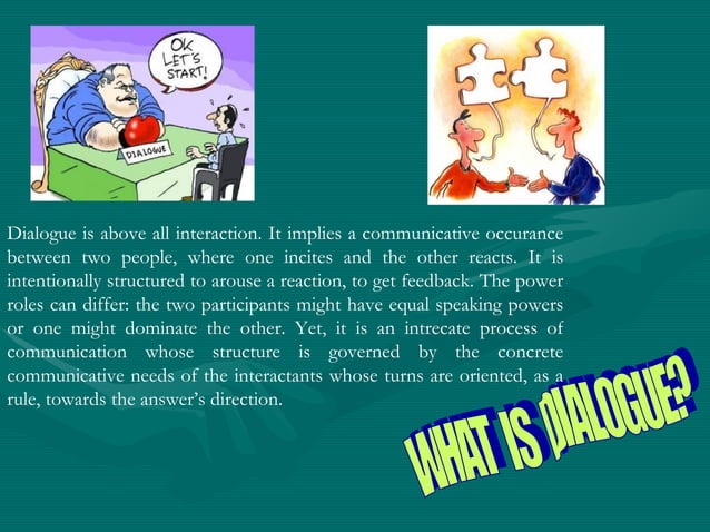 On the structure of dialogue | PPT