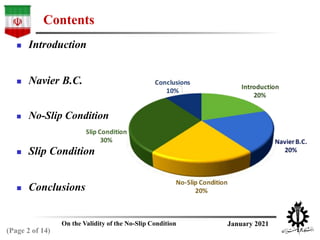 On the validity of the no slip condition | PPT