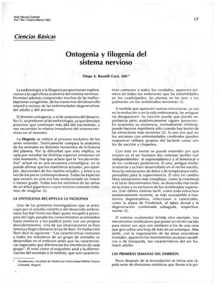 ONTOGENESIS Y FILOGENESIS.pdf | Biological Sciences | Science