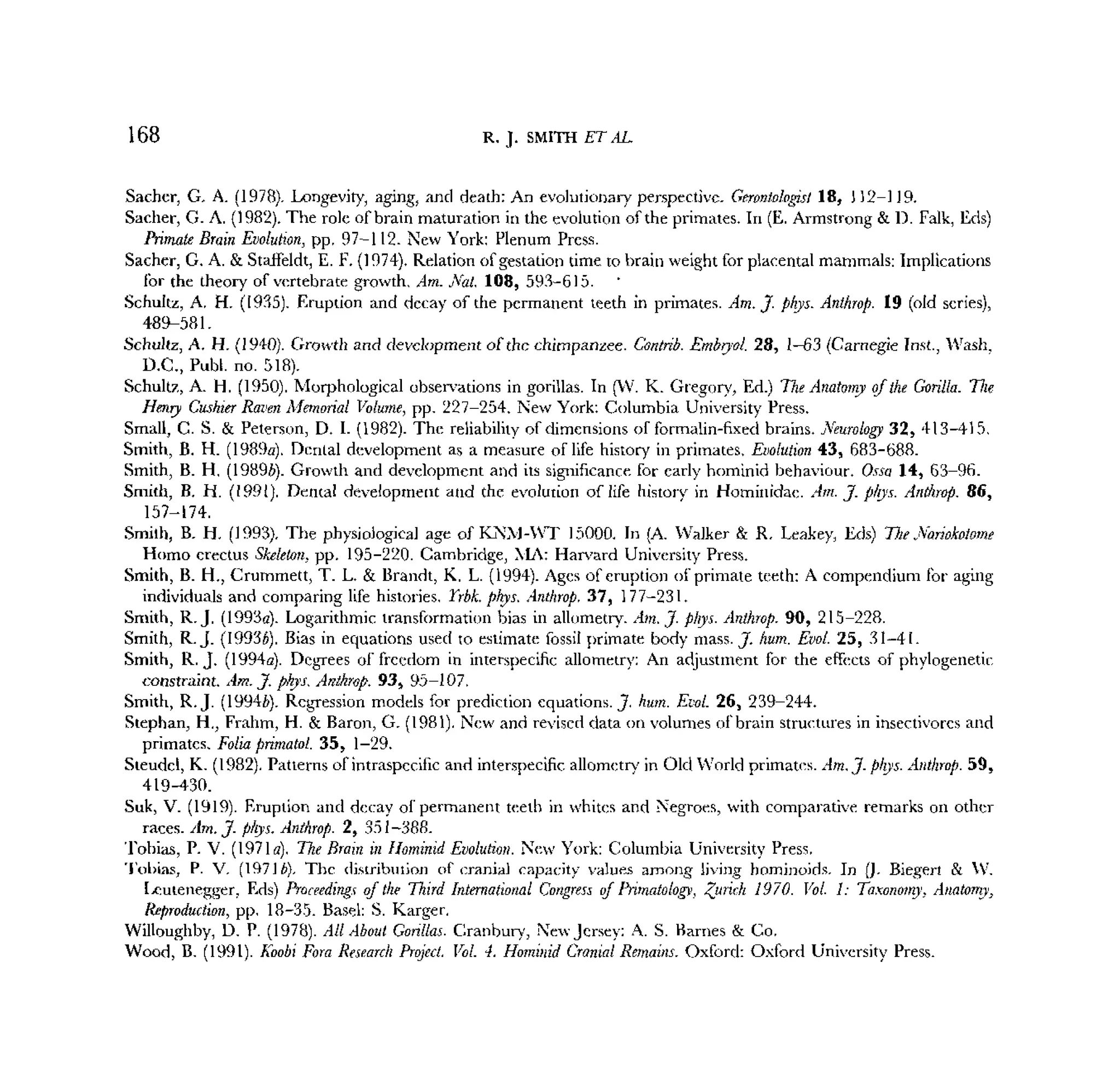 Ontogeny of australopithecines and early homo: evidence from carnial ...