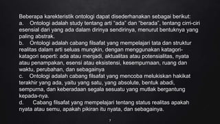 Ontologi | PPTX