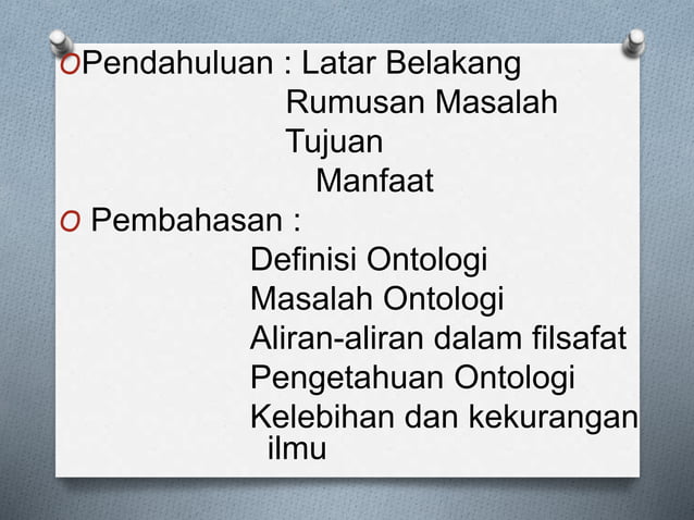 Ontologi | PPTX